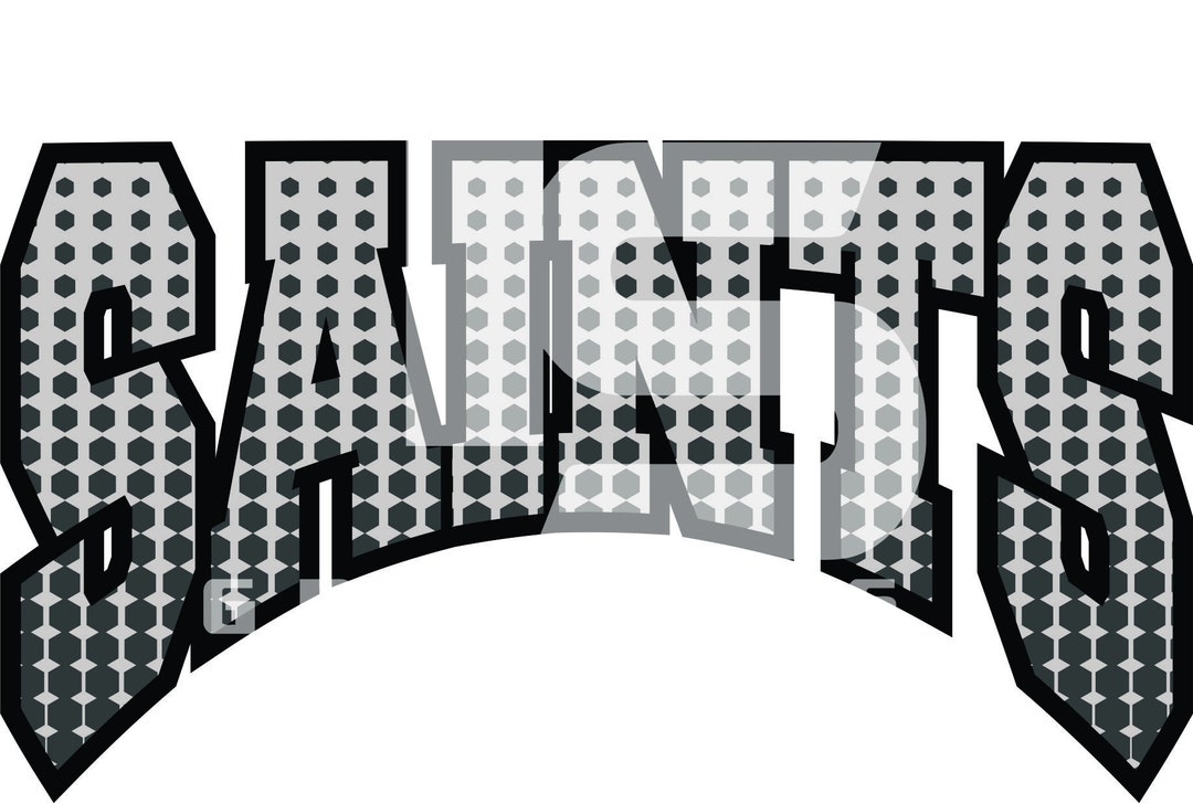 Saints 75 Halftone SVG PNG Sublimation Graphic Pick Your Team Colors - Etsy