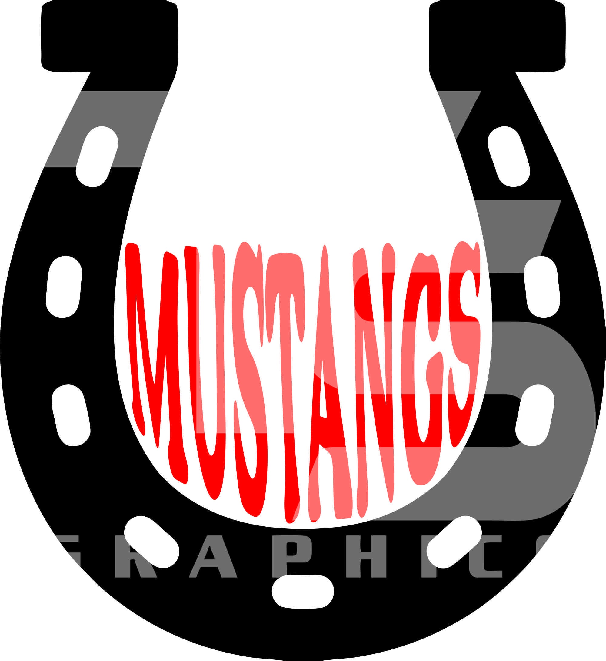 Mustangs 11 SVG Graphic | Etsy