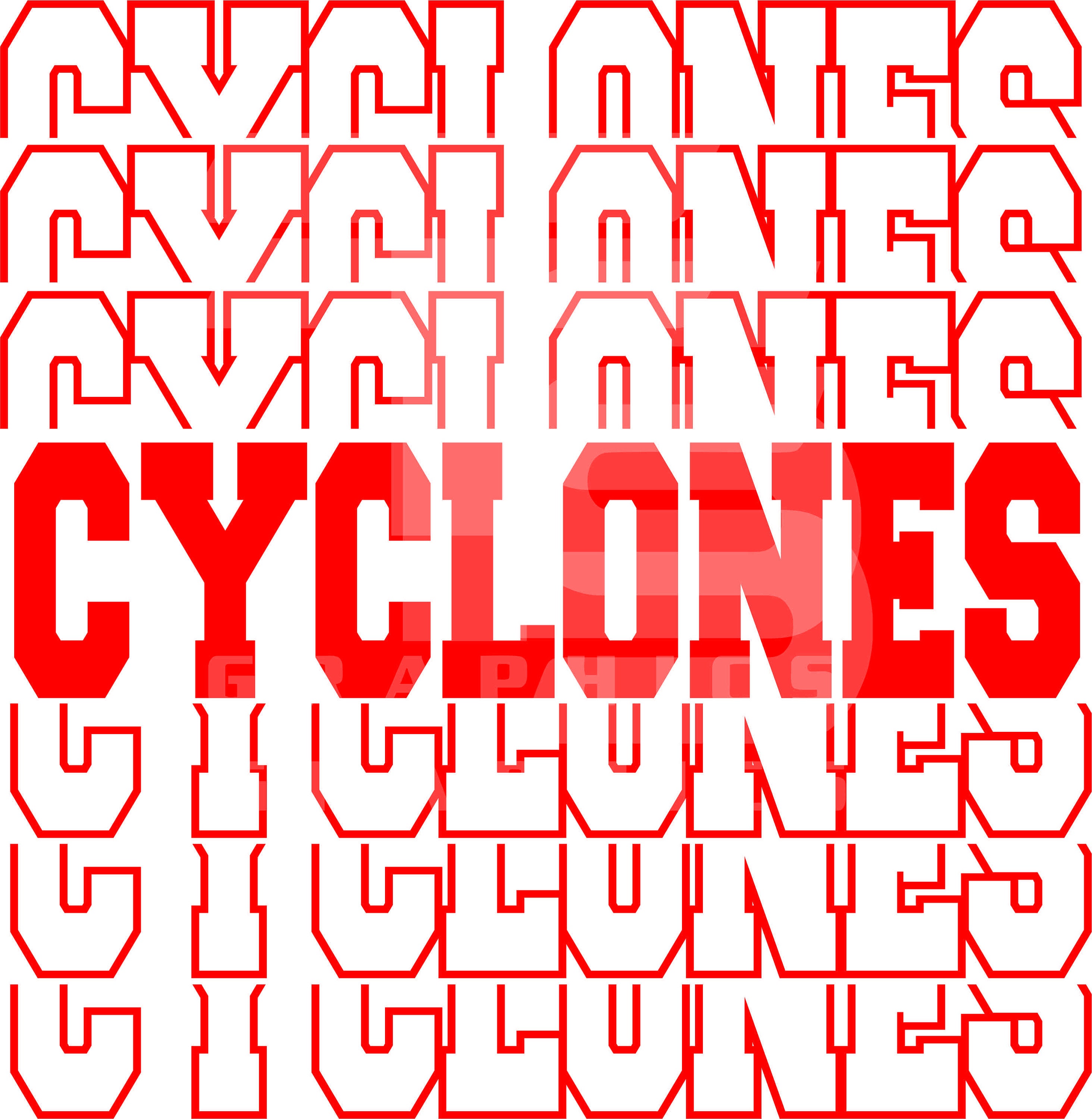 Cyclones 5 SVG Graphic - Etsy