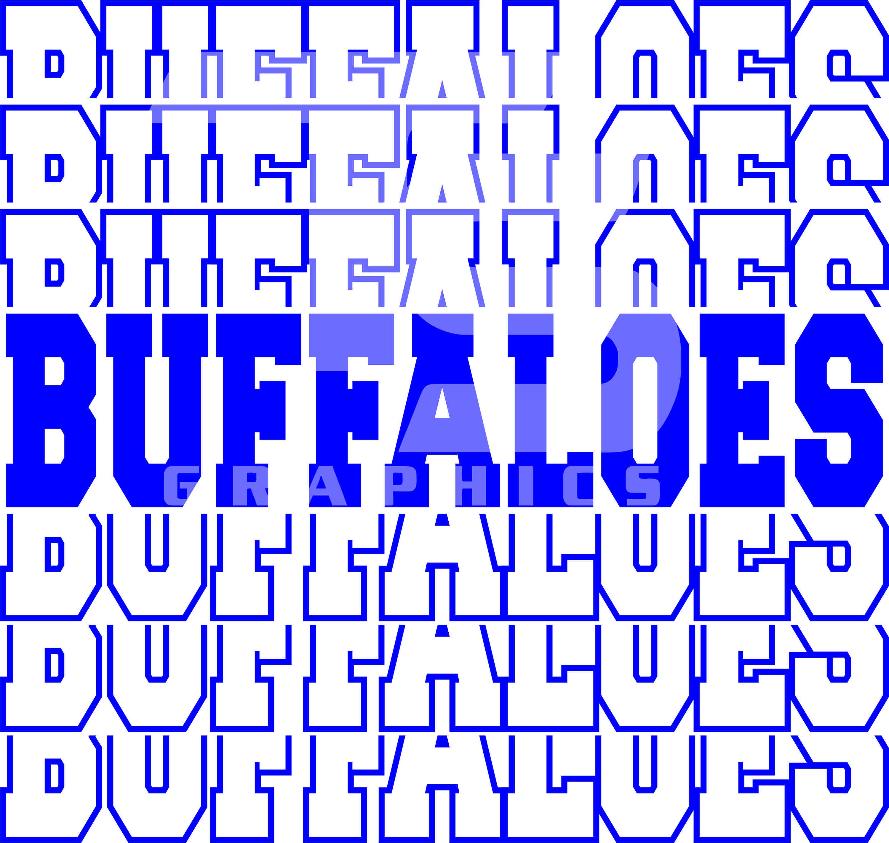 Buffaloes 1 SVG Graphic - Etsy
