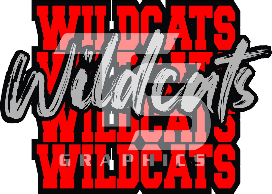 Wildcats 82 SVG PNG Sublimation Graphic Pick Your Team Colors - Etsy