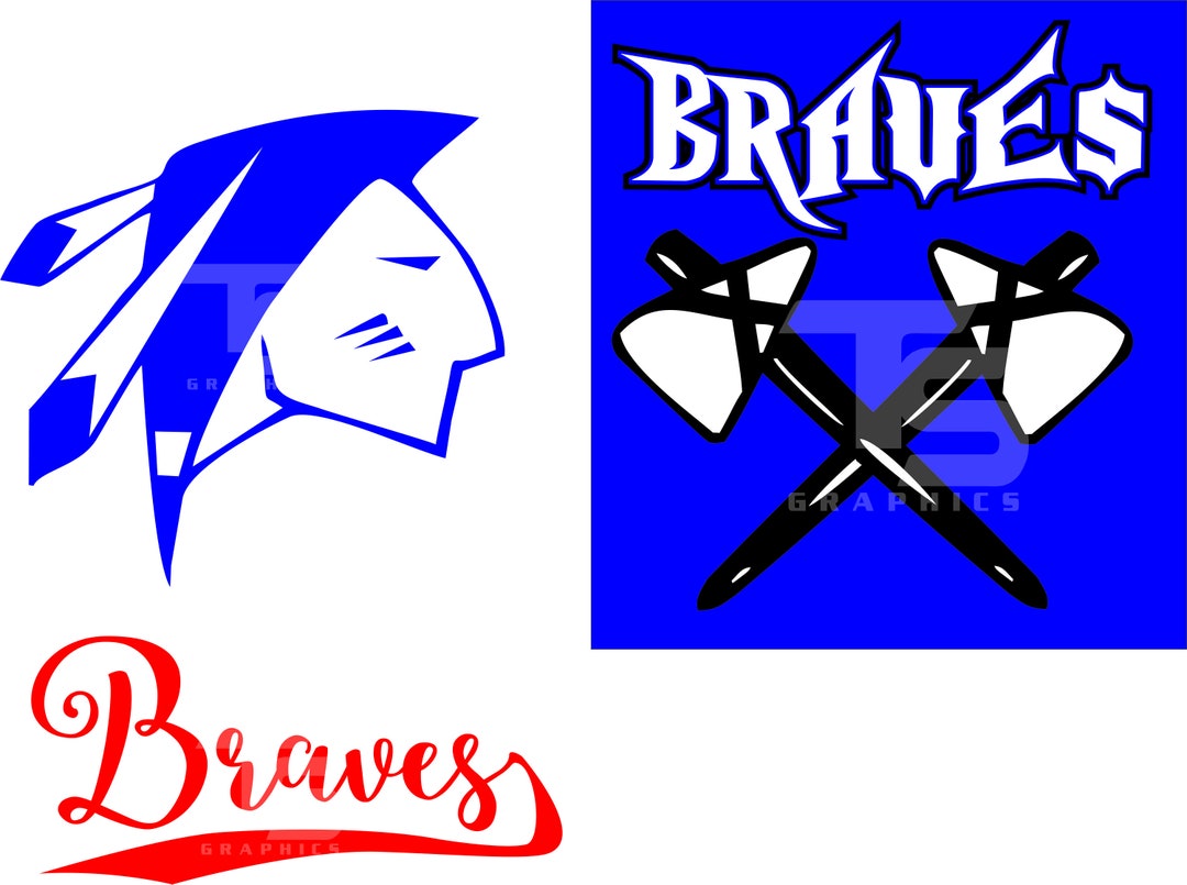 Braves SVG Bundle 1 - Etsy