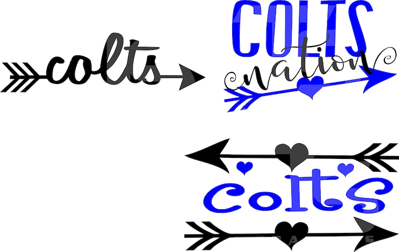 Colts SVG Bundle 1 | Etsy