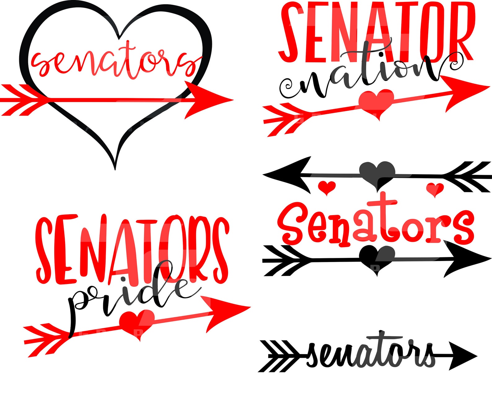 Senators SVG Bundle 1 - Etsy
