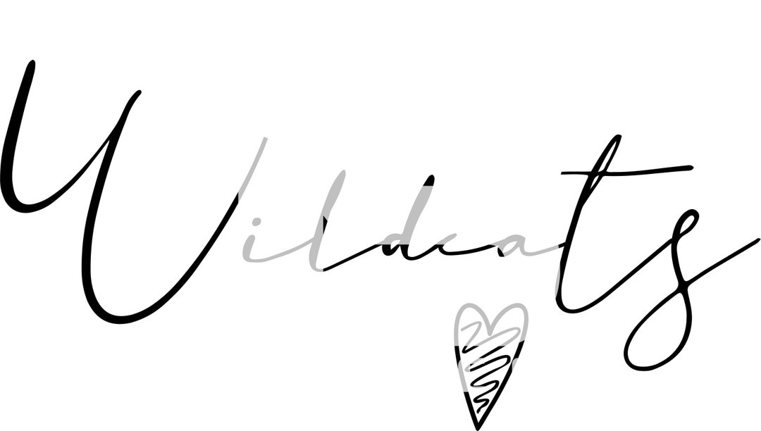 Wildcats 81 Script SVG Graphic - Etsy