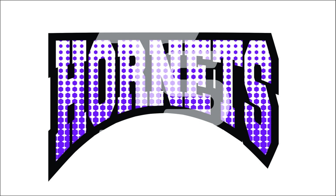 Hornets 75 Halftone SVG PNG Sublimation Graphic Pick Your Team Colors ...