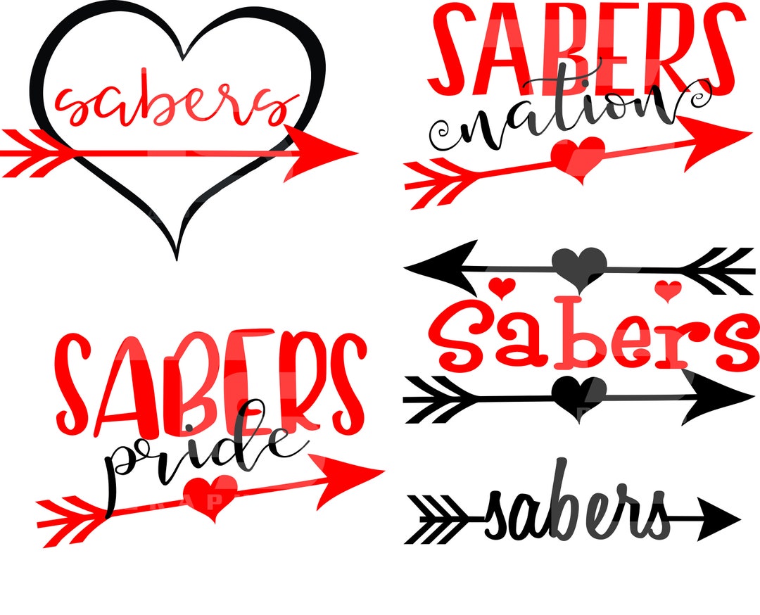 Sabers SVG Bundle 1 - Etsy