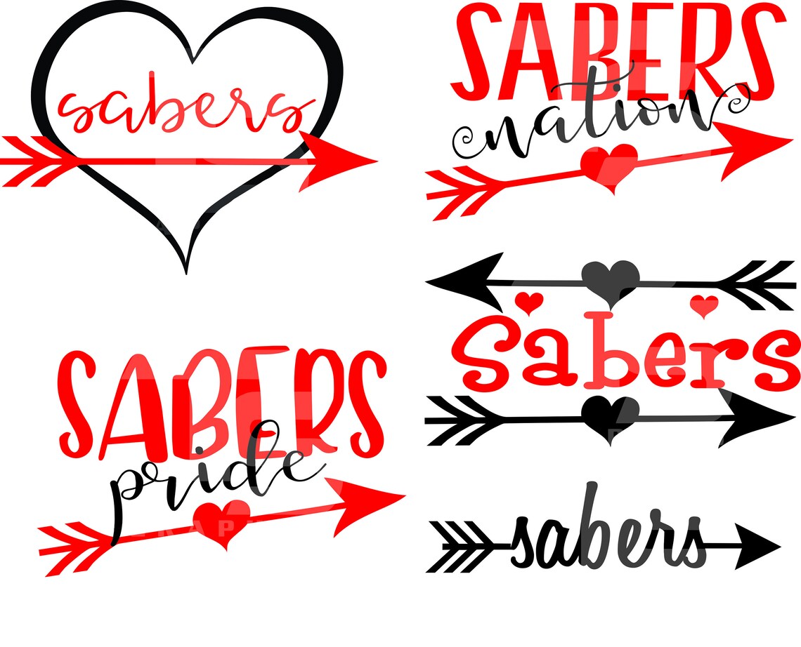Sabers SVG Bundle 1 | Etsy