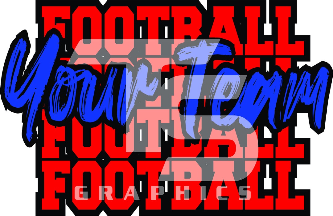 Custom 82 Football SVG PNG Sublimation Graphic Pick Your Team Colors - Etsy