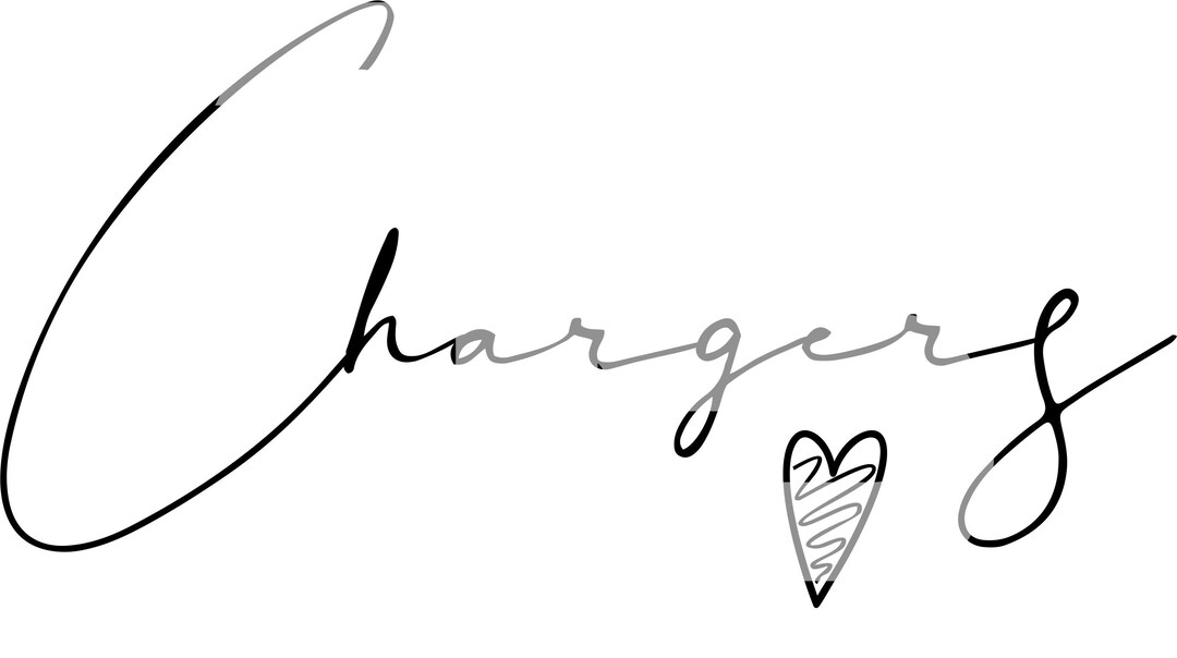 Chargers 81 Script SVG Graphic - Etsy