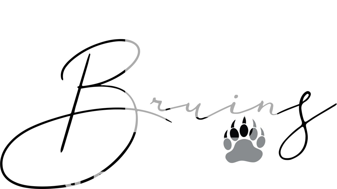Bruins 81 Script SVG Graphic - Etsy