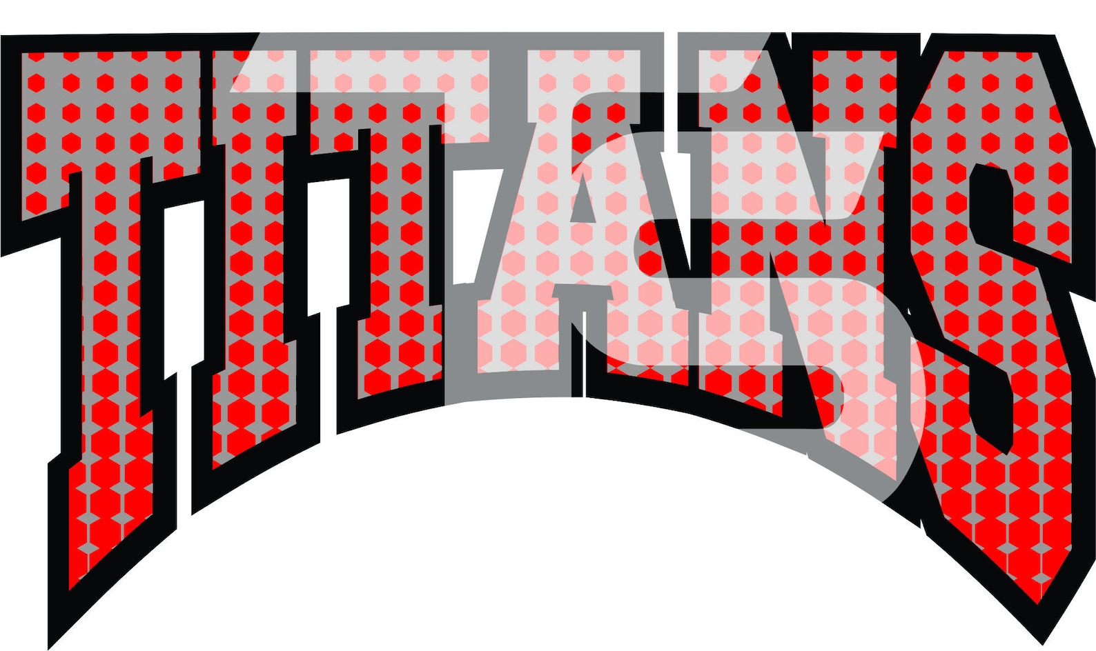 Titans 75 Halftone SVG PNG Sublimation Graphic Pick Your Team Colors - Etsy