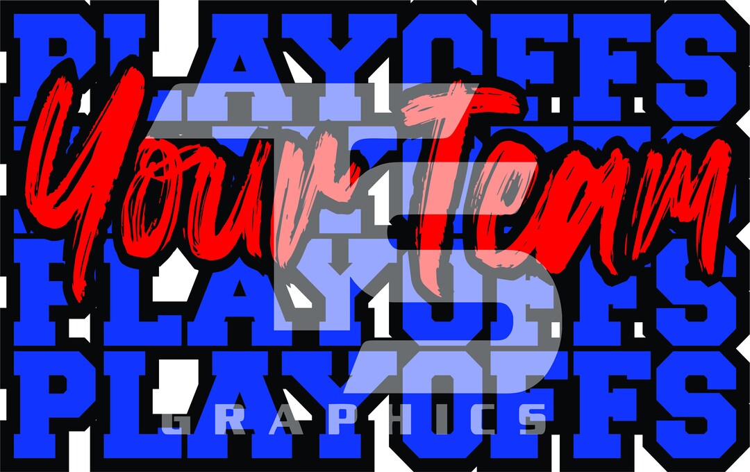 Custom 82 Playoffs SVG PNG Sublimation Graphic Pick Your Team Colors - Etsy