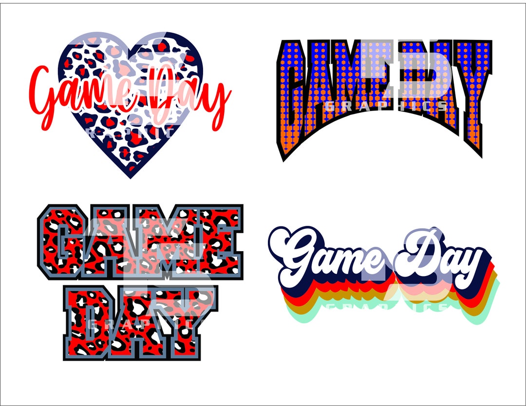 Game Day Clipart Bundle 1 SVG Graphics - Etsy
