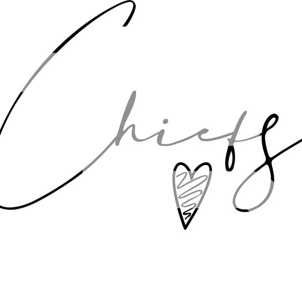 Chiefs Logo - Etsy