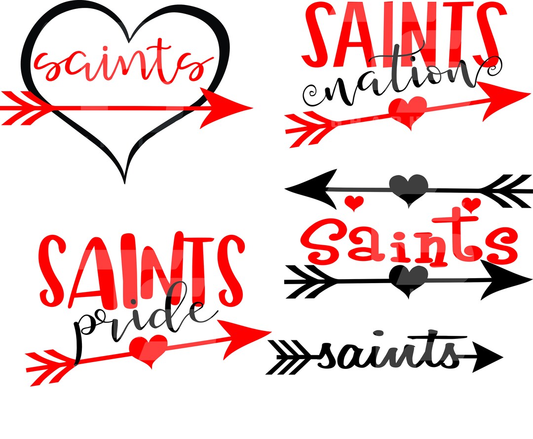 Saints SVG Bundle 1 - Etsy