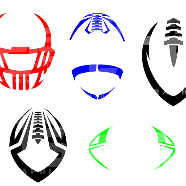 Football Outline Svg - Etsy