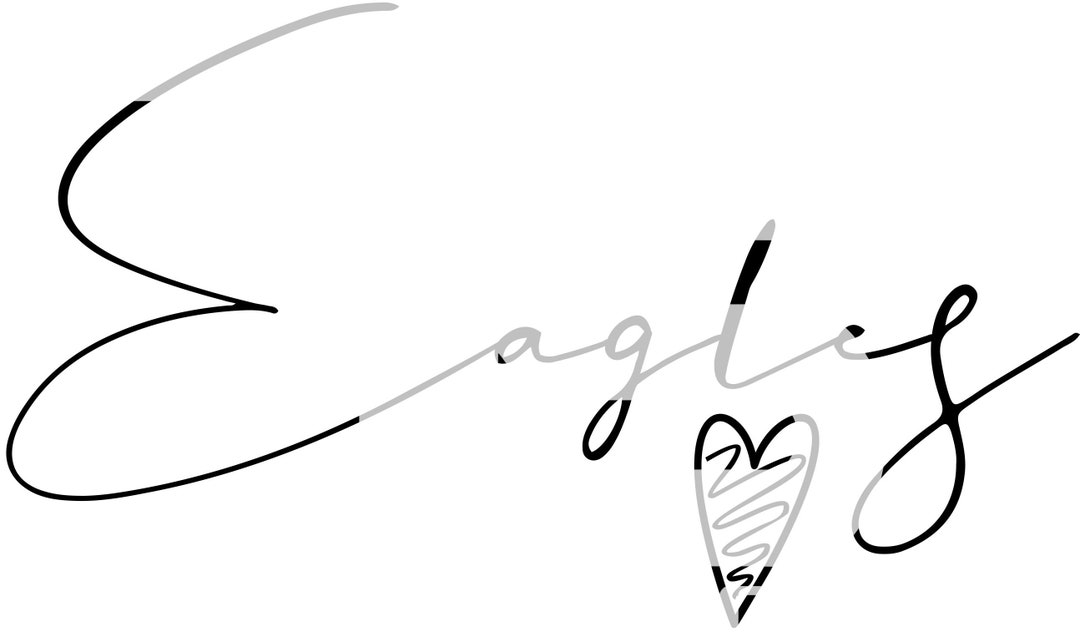 Eagles 81 Script SVG Graphic - Etsy