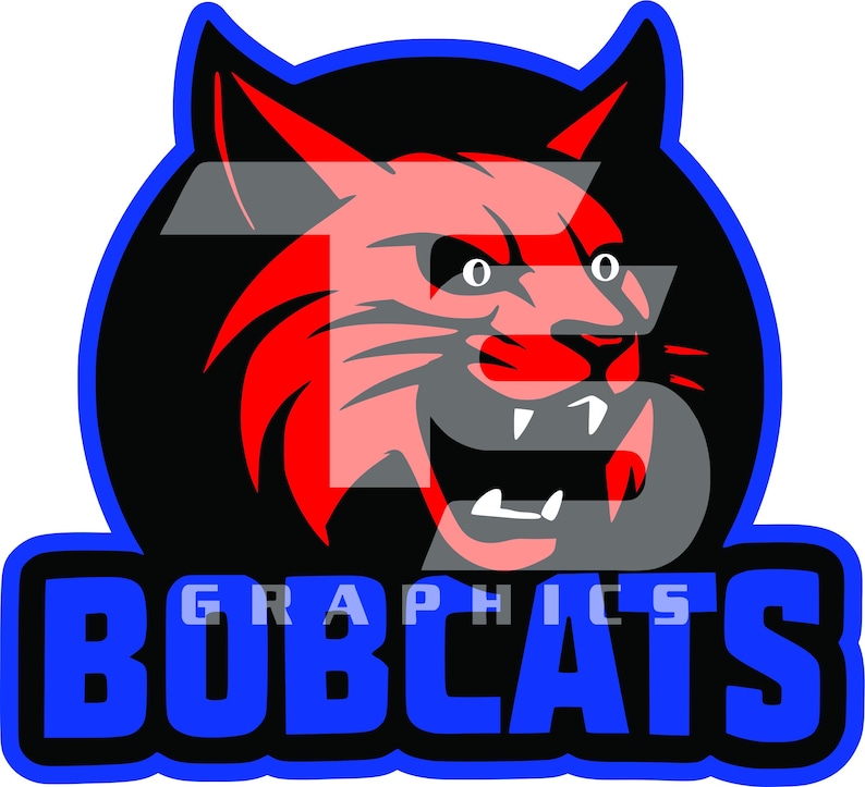Bobcats 97 Mascot Graphic SVG PNG Sublimation Pick Your Team Colors - Etsy