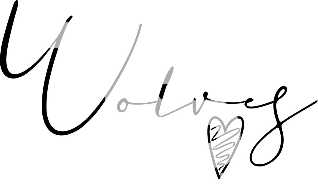 Wolves 81 Script SVG Graphic - Etsy