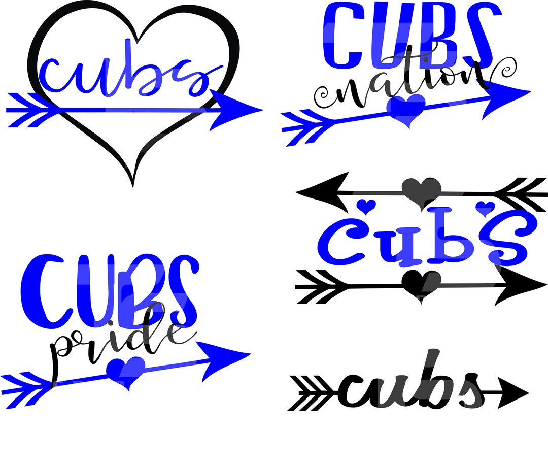 Cubs SVG Bundle 1 - Etsy