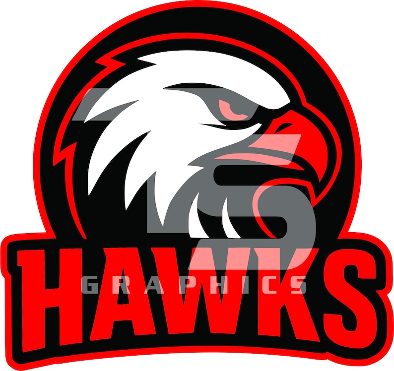 Hawks 97 Mascot Graphic SVG PNG Sublimation Pick Your Team Colors - Etsy
