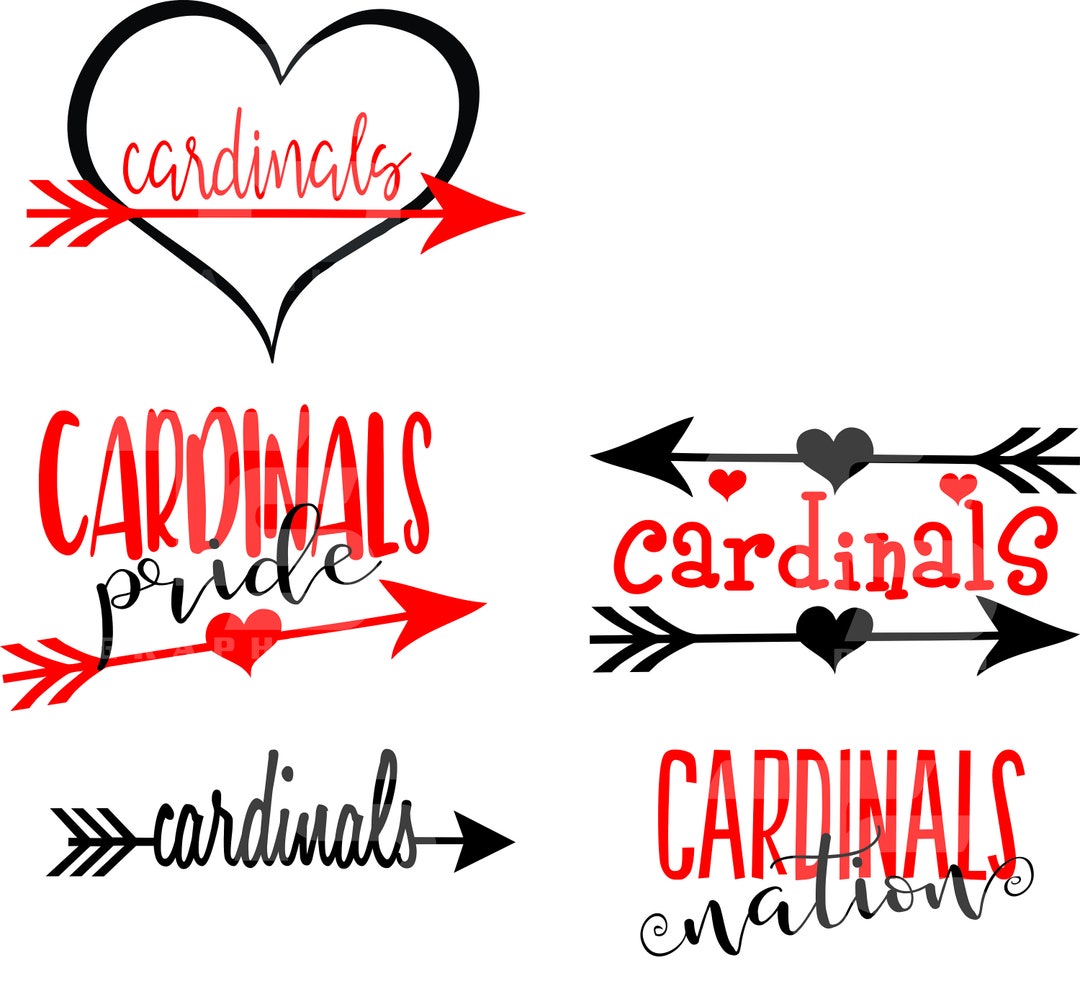 Cardinals SVG Bundle 1 - Etsy