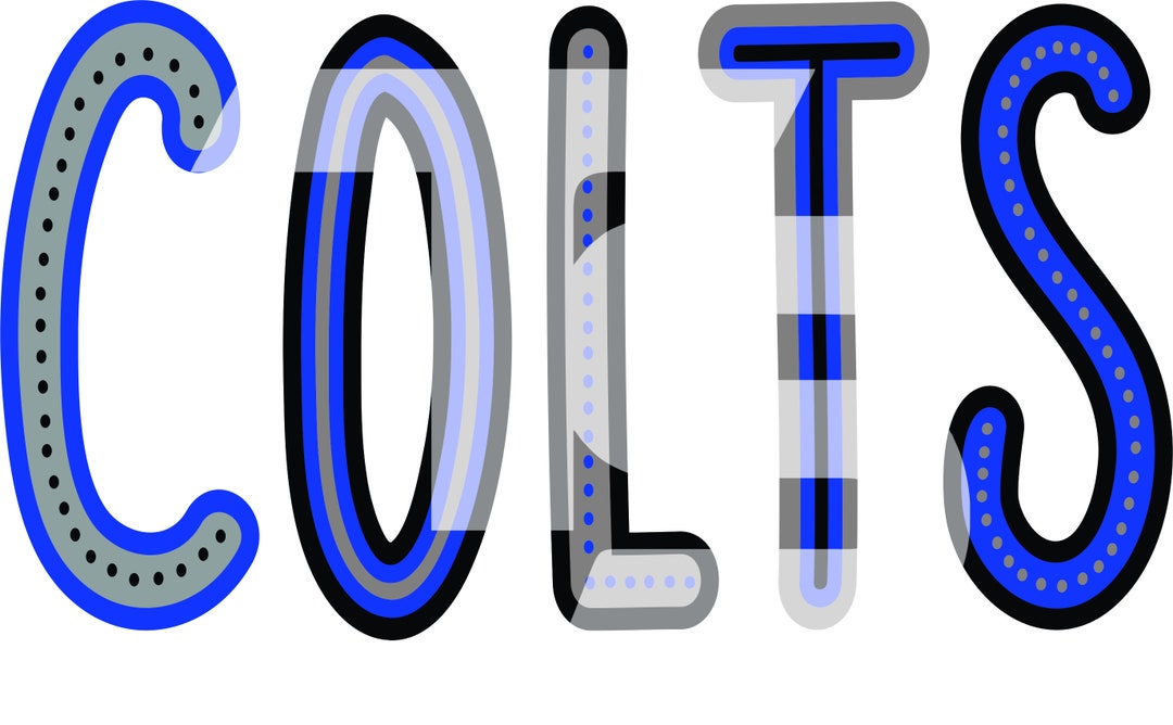 Colts 83 SVG PNG Sublimation Graphic - Etsy