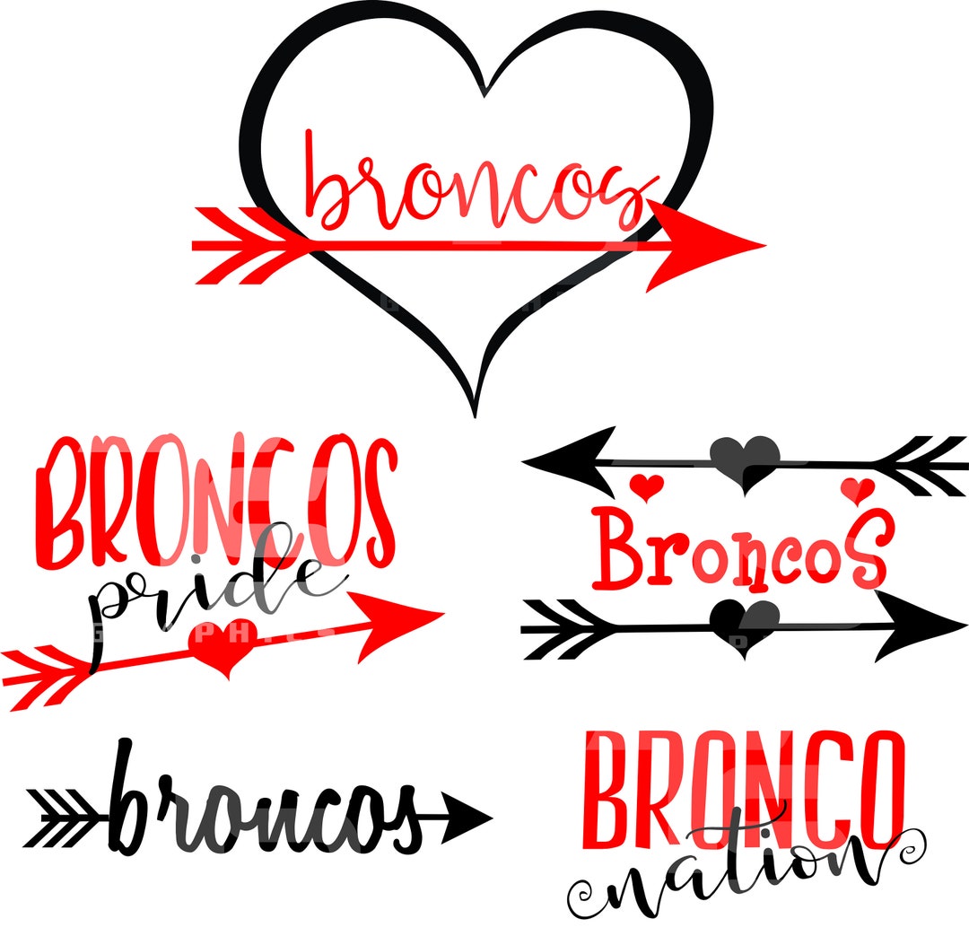 Broncos SVG Bundle 2 - Etsy