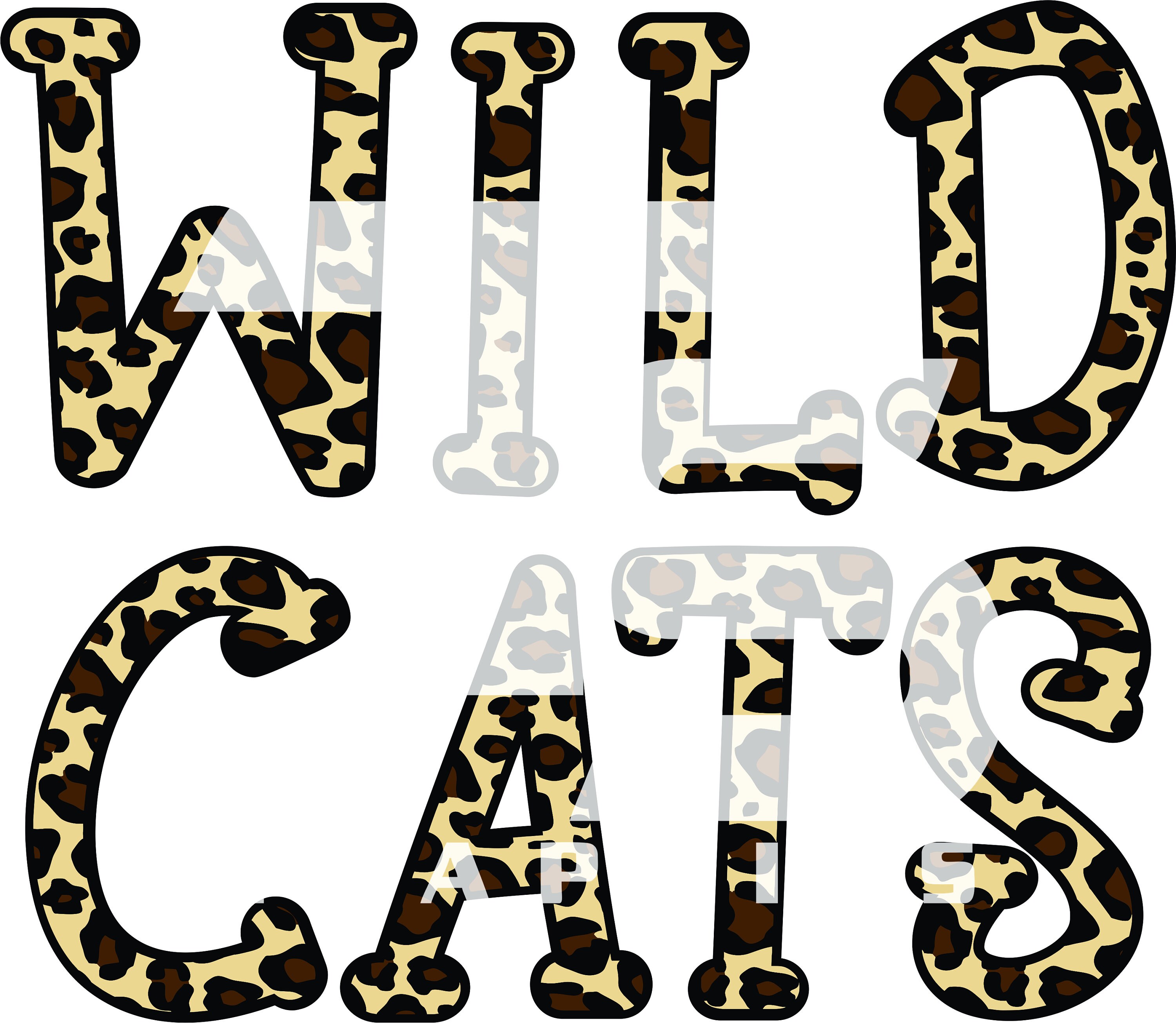 Wildcats 87 Animal Print PNG Graphic for Sublimation, DTG, DTF - Etsy