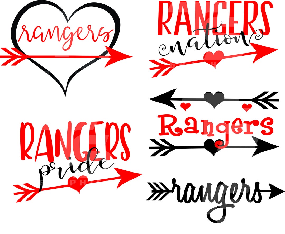 Rangers SVG Bundle 1 - Etsy