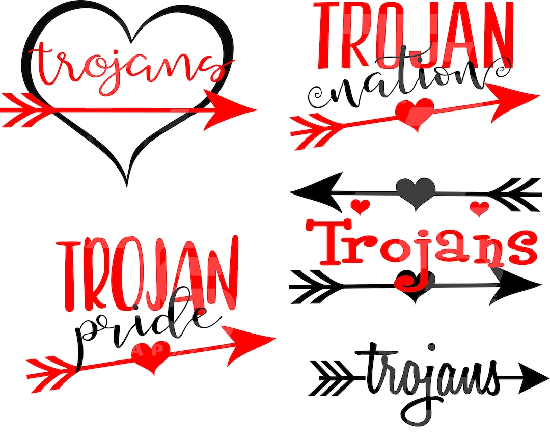 Trojans SVG Bundle 1 - Etsy