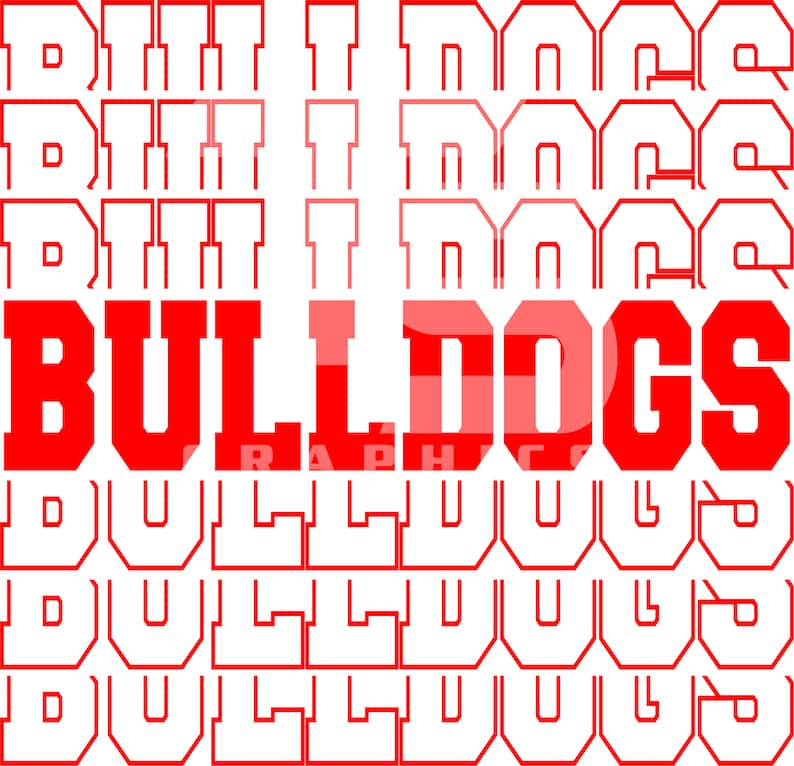 Bulldogs 5 SVG Graphics - Etsy