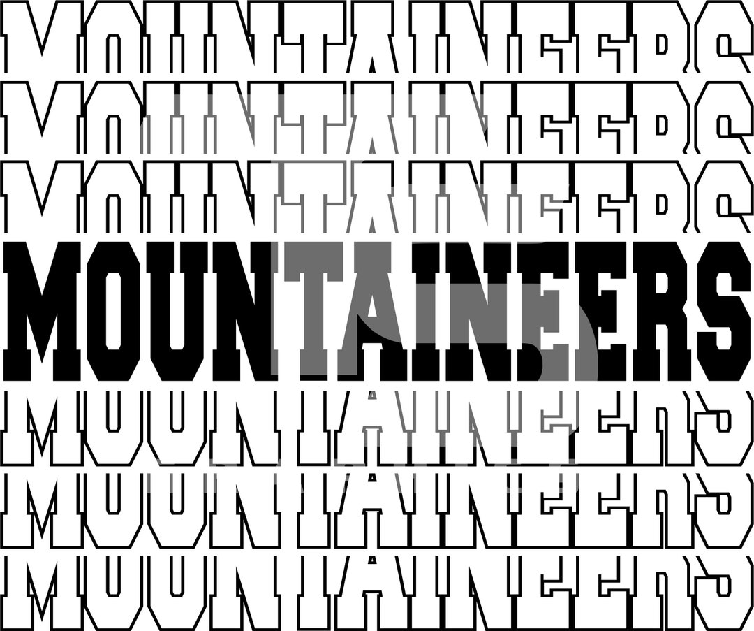 Mountaineers 5 SVG Graphic - Etsy