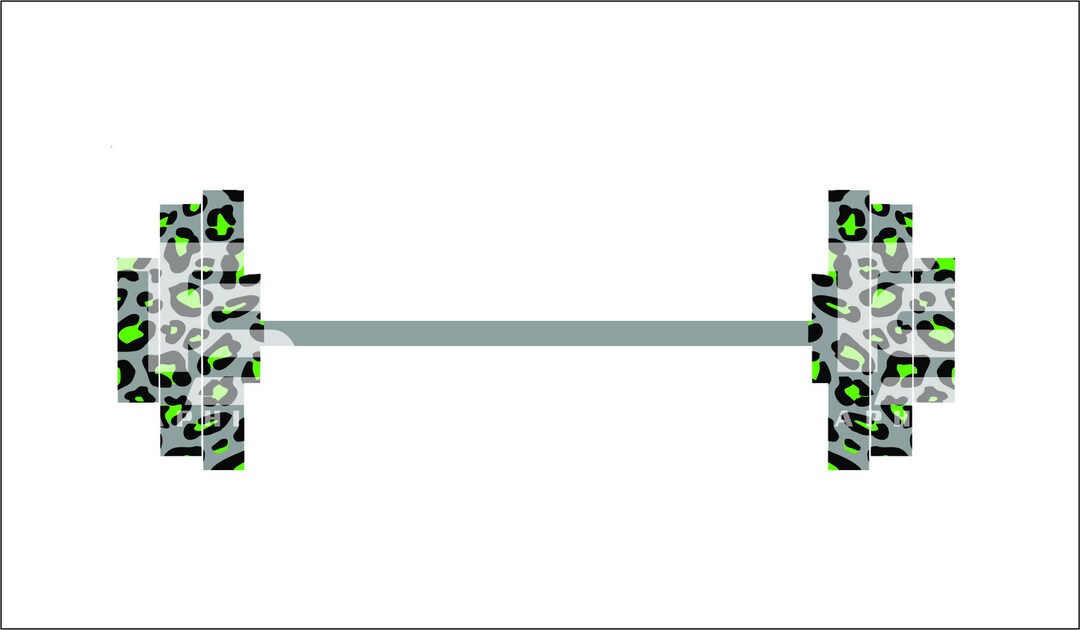 Animal Print Powerlifting Barbell SVG Graphic - Etsy