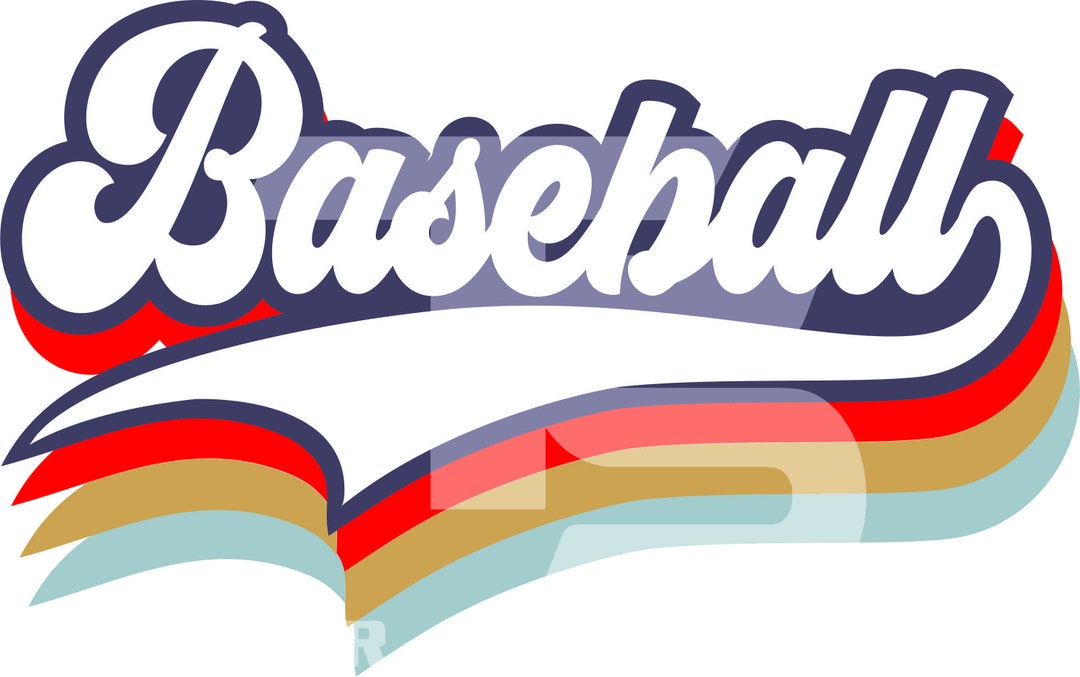 Retro Baseball SVG Graphic - Etsy