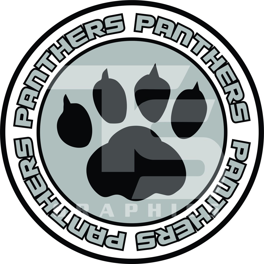 Panthers 88 Circle Logo SVG PNG DTF Sublimation Graphic Pick Your Team ...