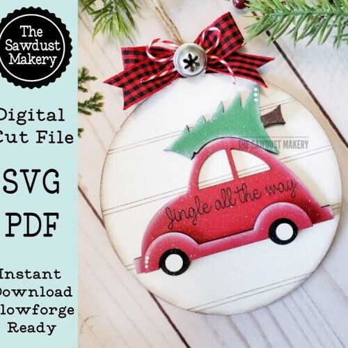 Snowbird Snowman Christmas Ornament SVG File Laser Cut File - Etsy