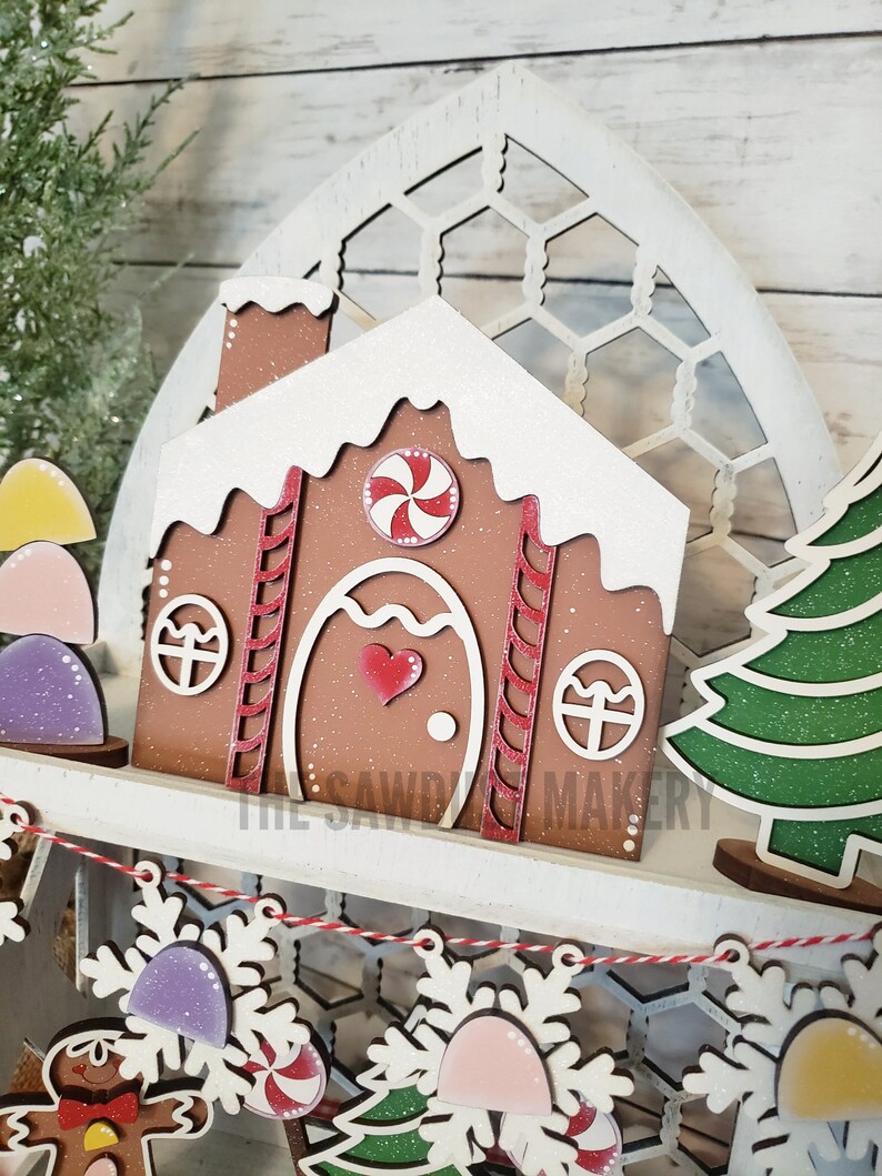 Gingerbread House SVG File Laser Cut File Glowforge - Etsy