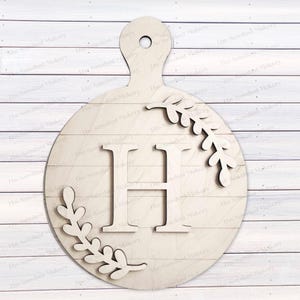 Breadboard Monogram Sign SVG File | Laser Cut File | Home SVG ...