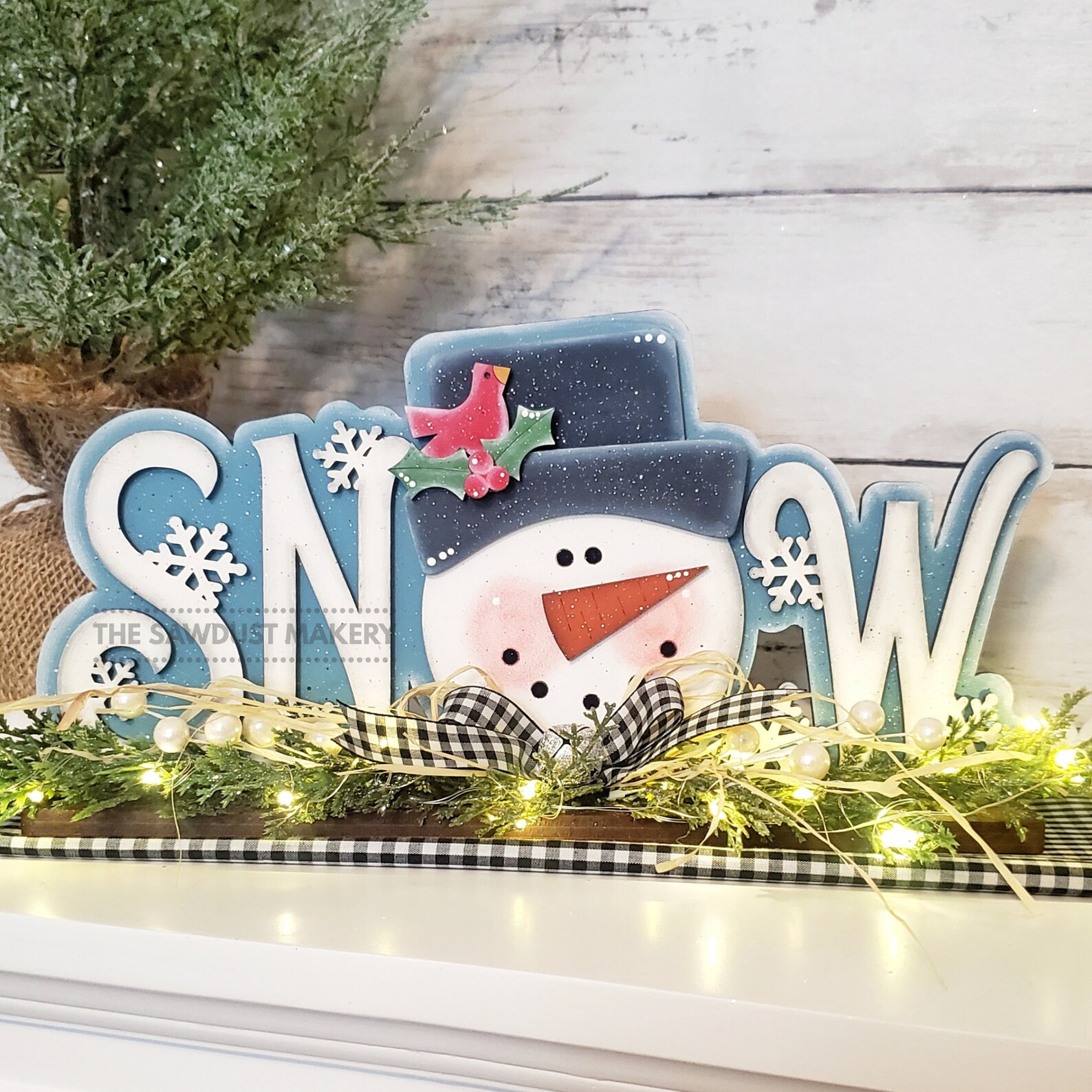Snow Standing Snowman Shelf Sitter SVG Snowman Laser Cut - Etsy