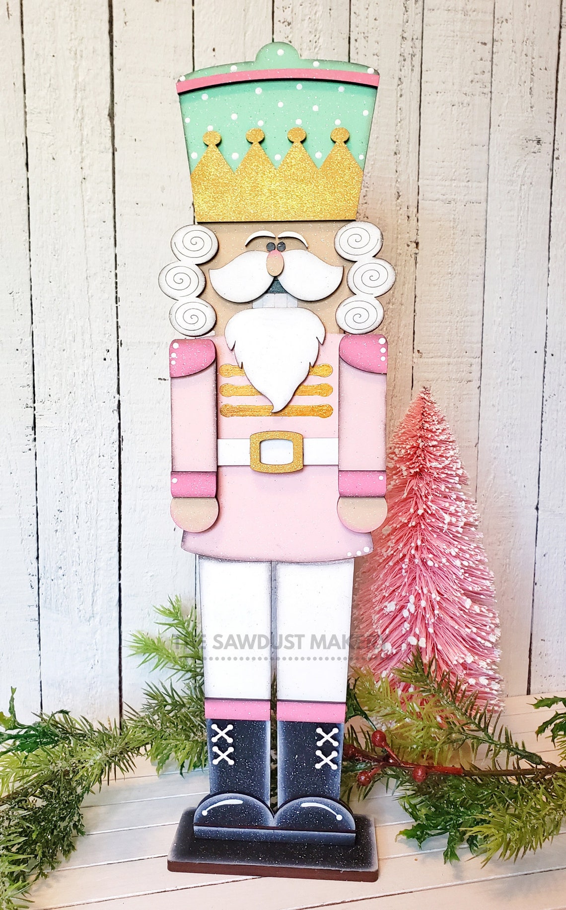 Standing Nutcracker Shelf Sitter SVG File Laser Cut File - Etsy