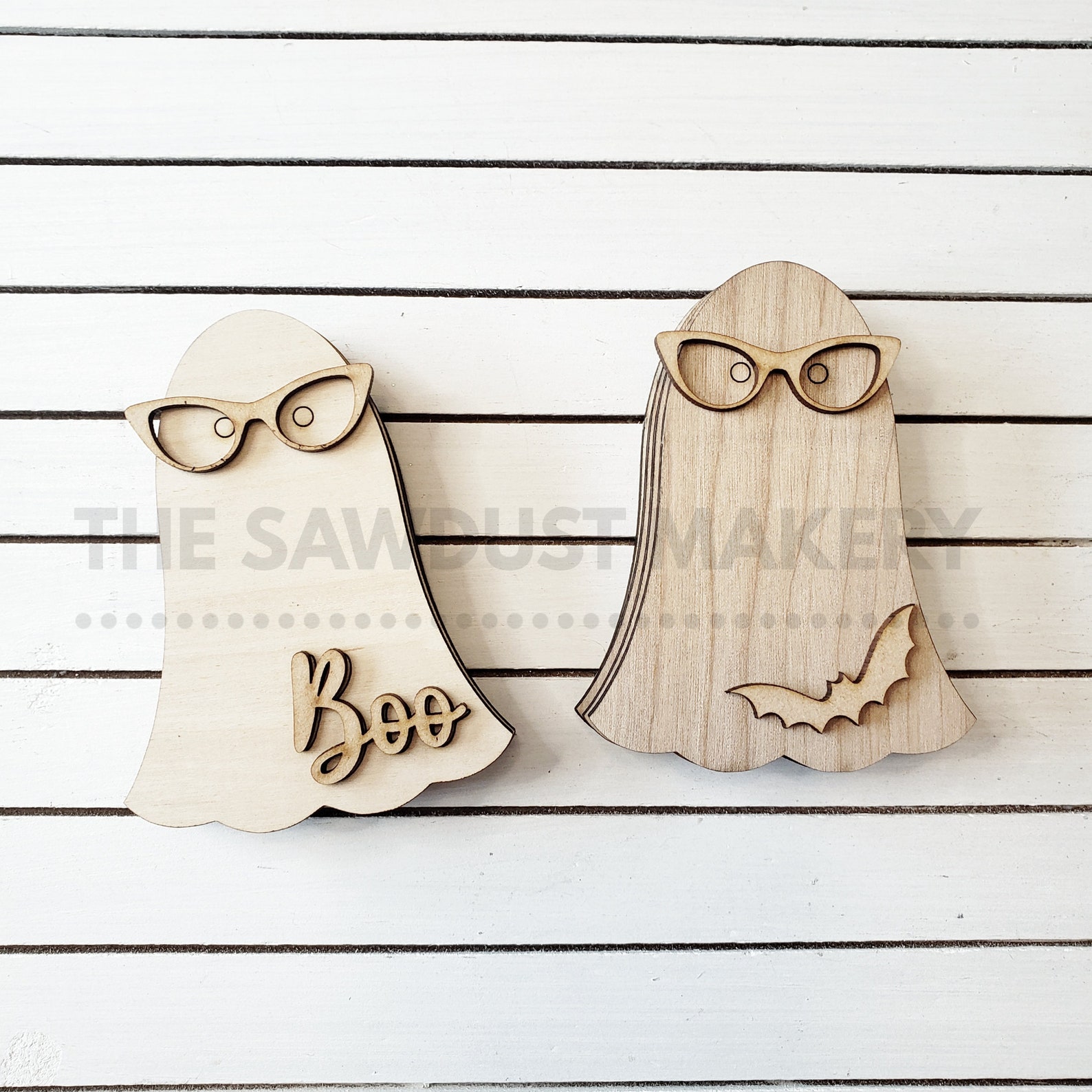 Nerdy Ghost SVG File Laser Cut File Glowforge Halloween - Etsy