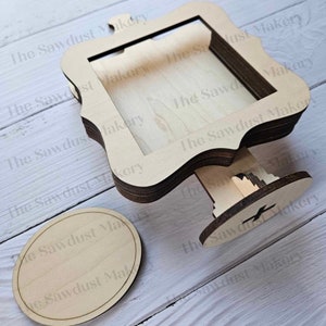 Drop-in Free Standing Sign Holder SVG | Interchangeable Frame SVG ...