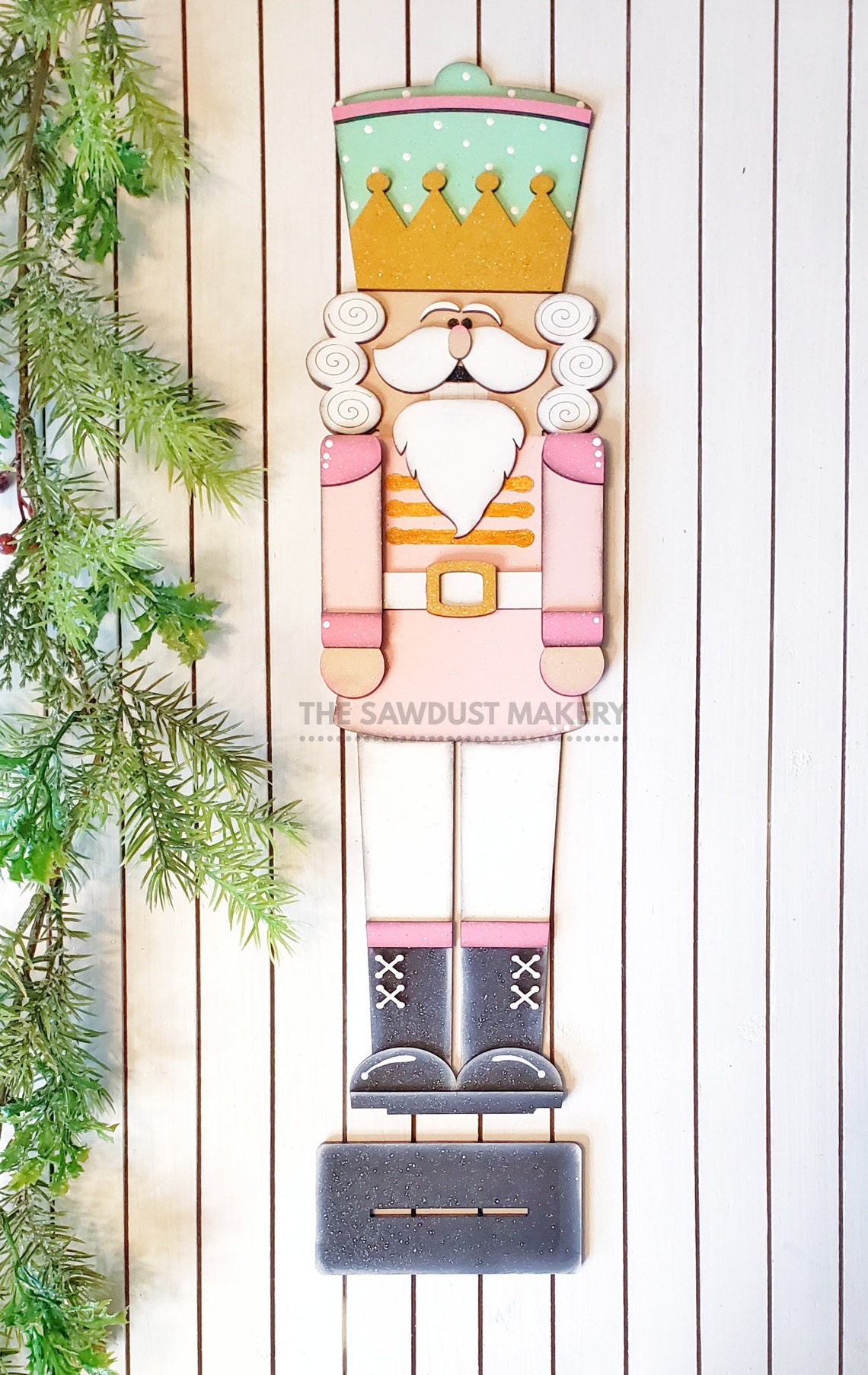 Standing Nutcracker Shelf Sitter SVG File Laser Cut File - Etsy