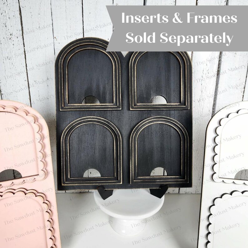 Mini Arch Quad Window Interchangeable Frame Sign Holder | Mini Arch ...