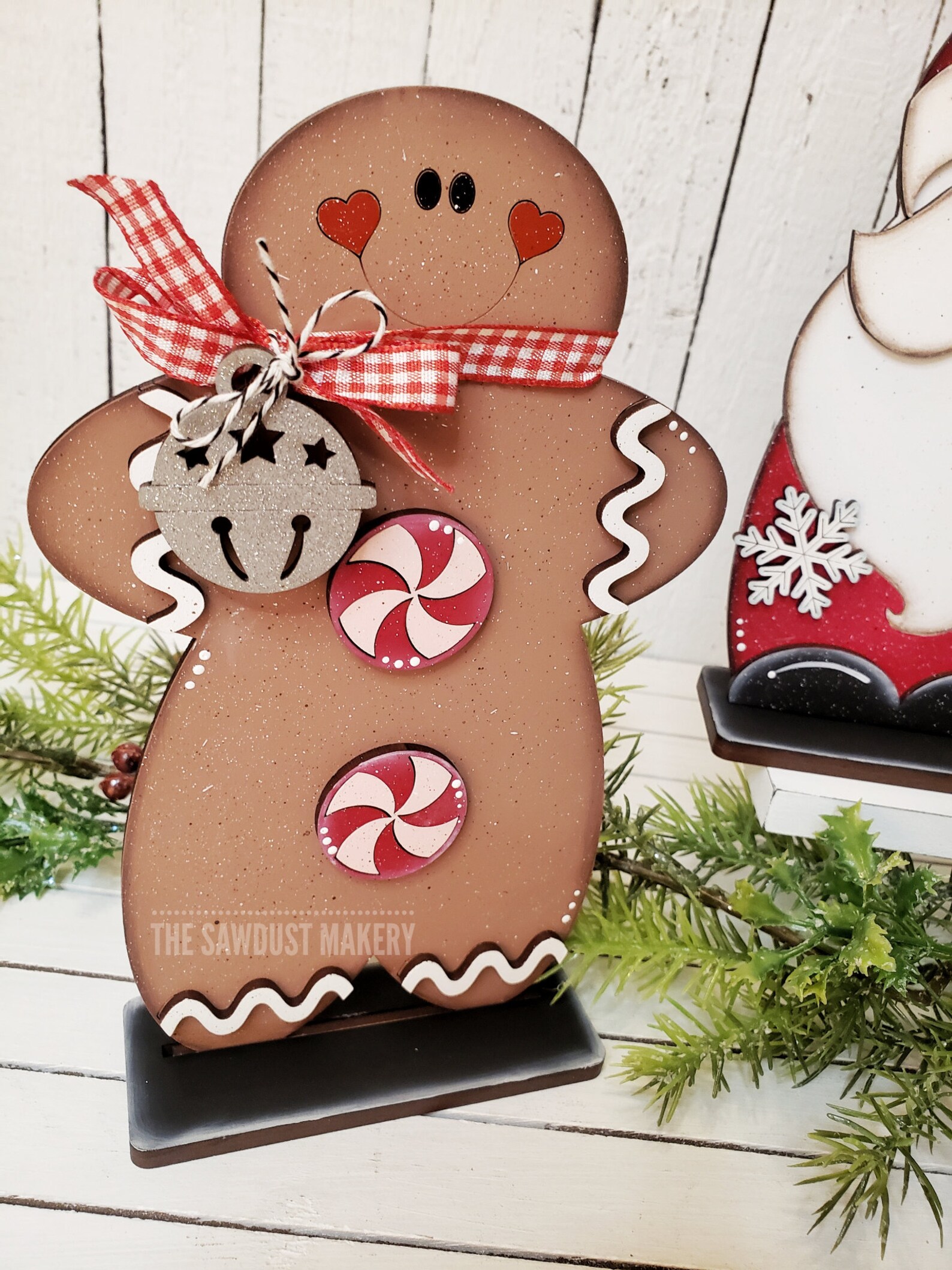 Standing Holiday Christmas SVG File Laser Cut File - Etsy