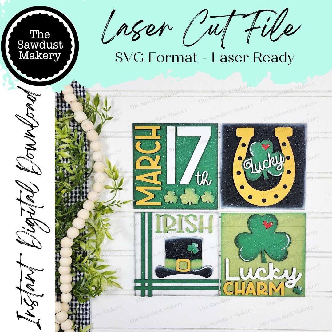 Irish St Patrick's Sign Laser Cut File | Laser Cut File ...