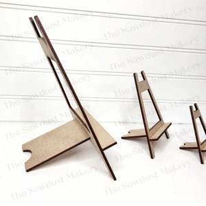 Small Sign Easel Holder SVG | Easel SVG | Laser Cut File | Small Wreath Holder SVG | Home Decor ...