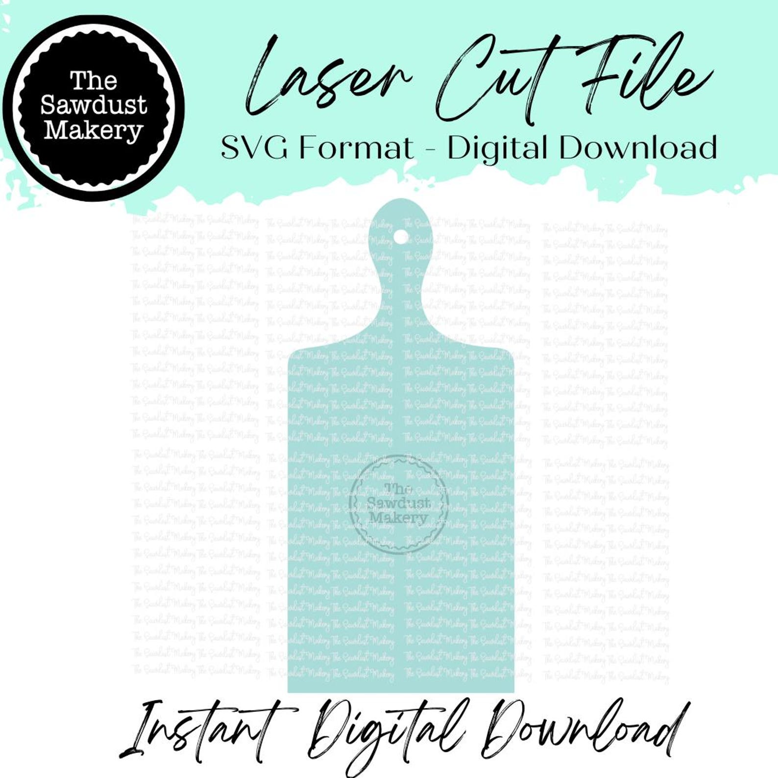 Large Breadboard Shape | Farmhouse Decor SVG | Base Breadboard Shape | SVG Laser File | Boho ...